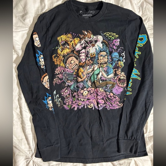 adult swim | Shirts | Rick And Morty Graphic Long Sleeve | Poshmark